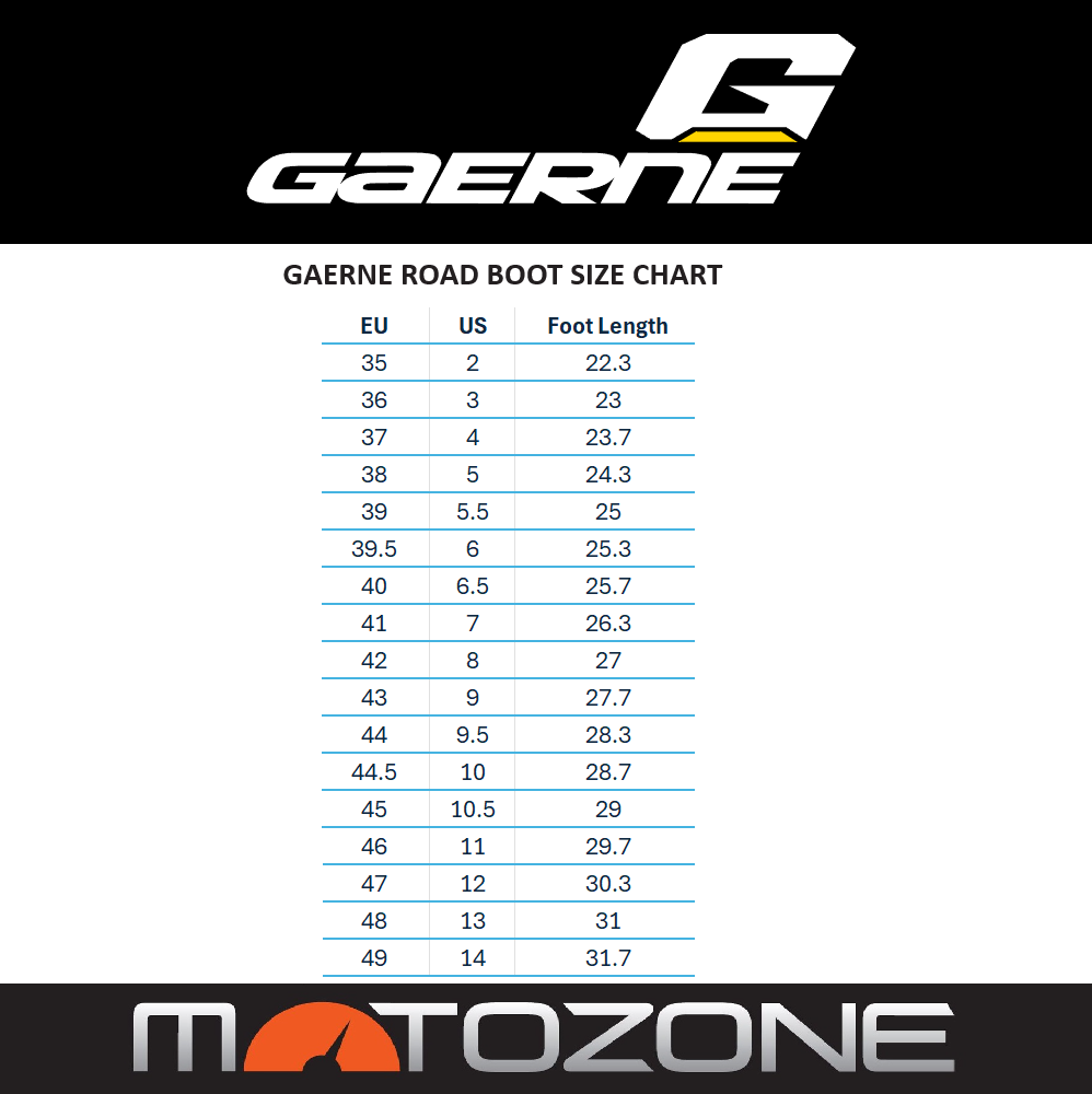 Gaerne G-Marais Aquatech Motorcycle Boots - Black