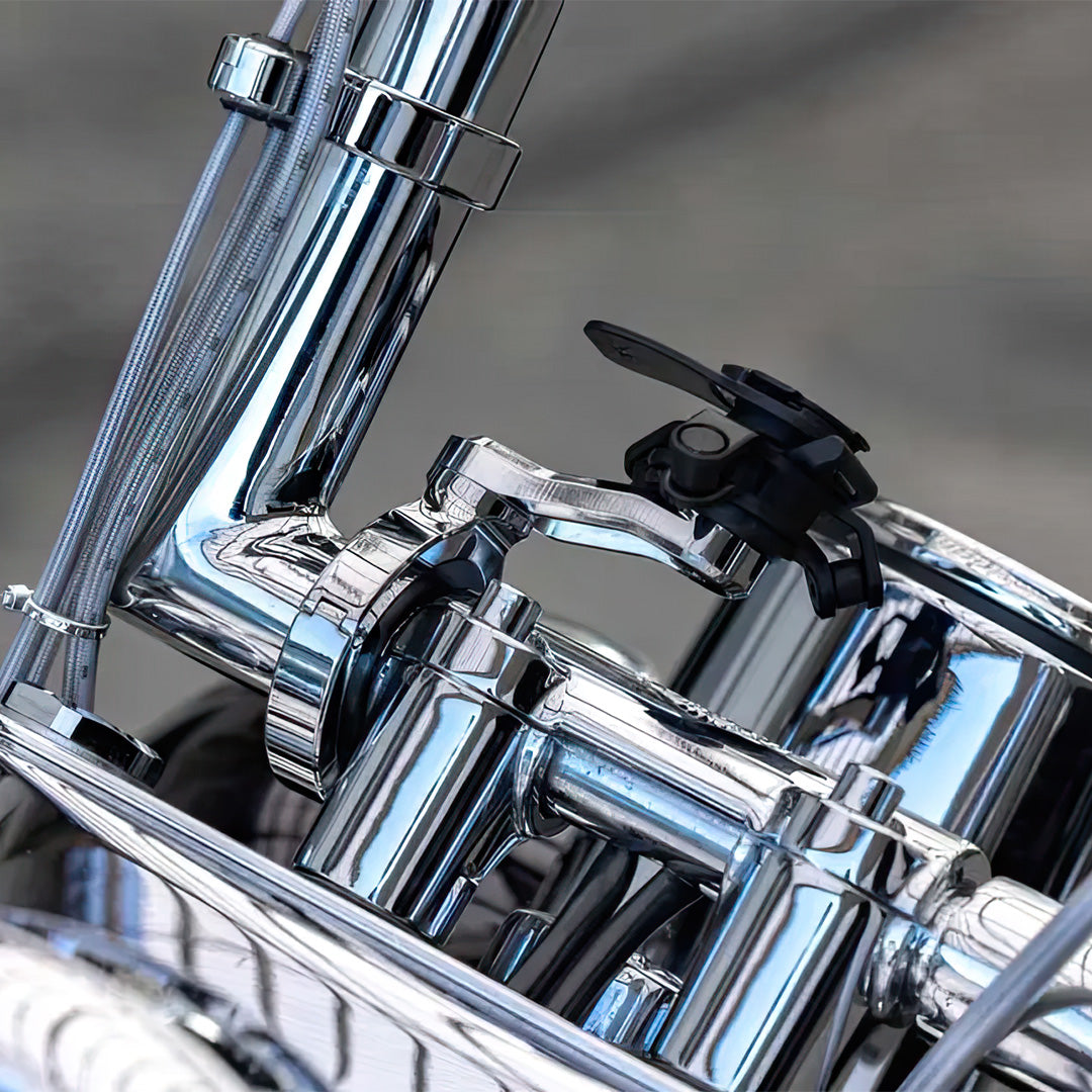 Quad Lock Motorcycle Large Handlebar Pro Mount - Chrome – Motozone