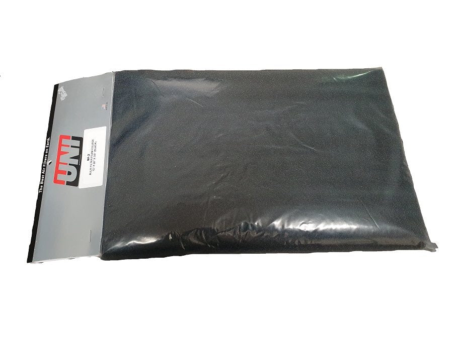 Universal Air Filter Foam - 300x600x10mm - Black 30PPI Coarse – Motozone