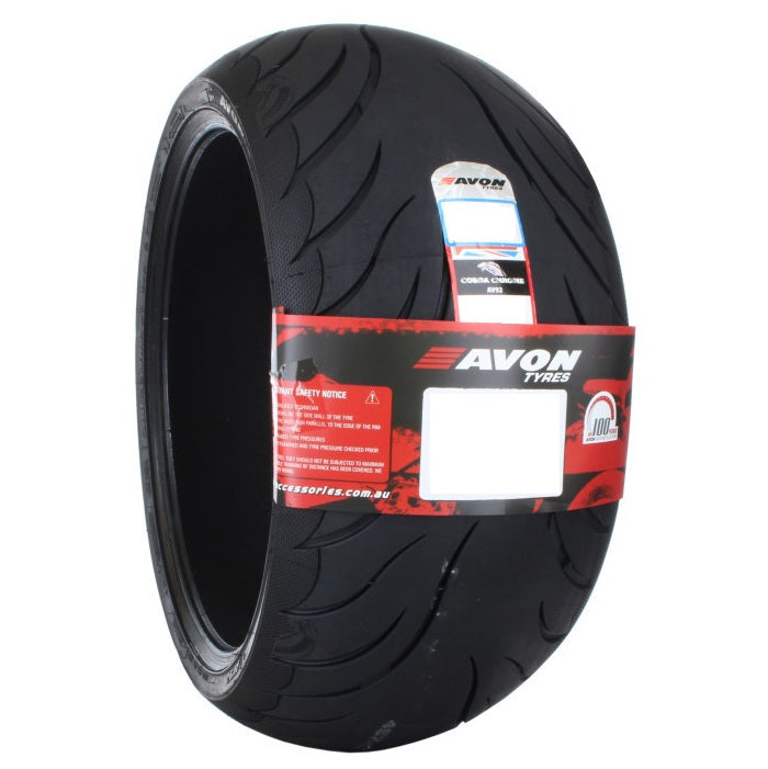 Avon 260/40-18 Cobra Chrome Rear Tyre - Radial 84V – Motozone