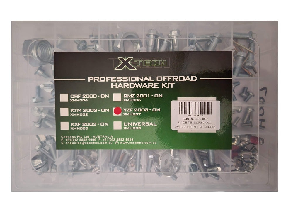 X-Tech Yamaha Motorcycle Bolt Kit - 200 Piece – Motozone