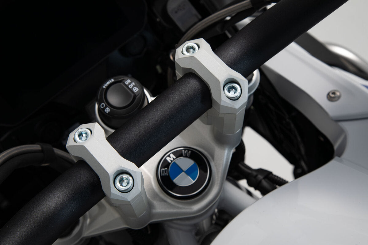 SW Motech Handlebar Riser - BMW R1200GS Silver – Motozone